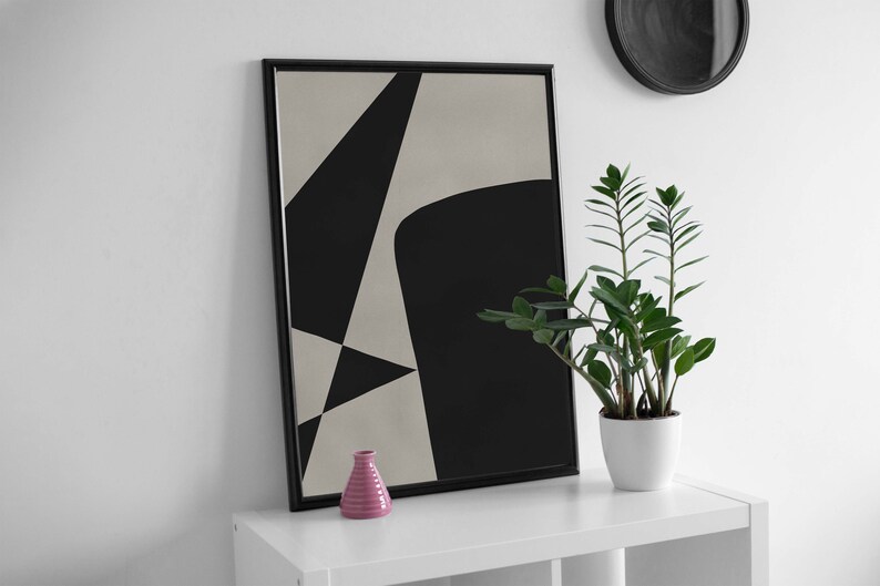 Extra Large Abstract Wall Art Poster/geometric Art - Etsy