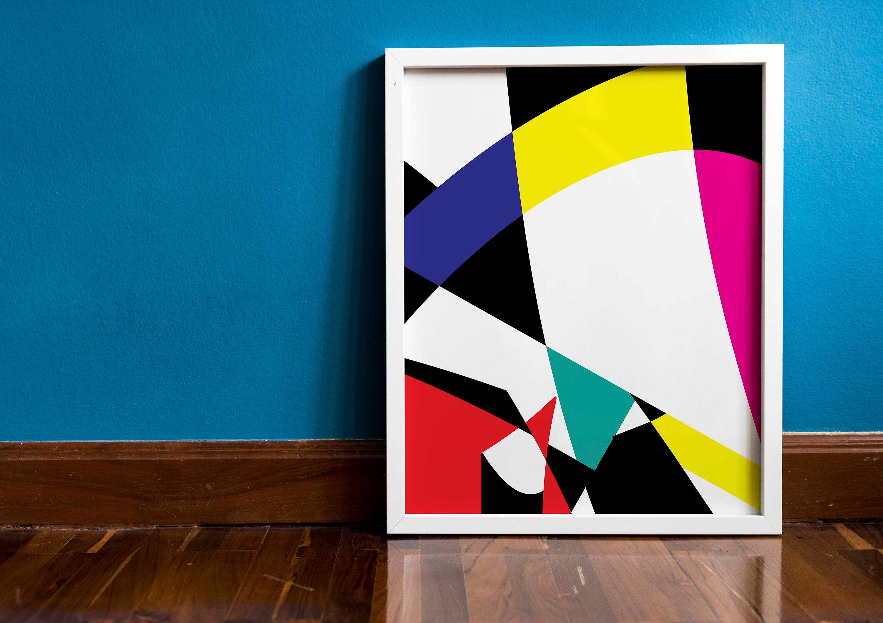 Retro set of 6 abstract wall art/ gallery wall | Etsy