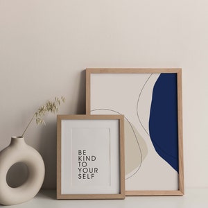 Be Kind to Yourself Minimalist Wall Art/office Printable - Etsy