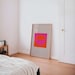 Pink and Orange Color Block Wall Art Print/vibrant Colorful Extra Large ...