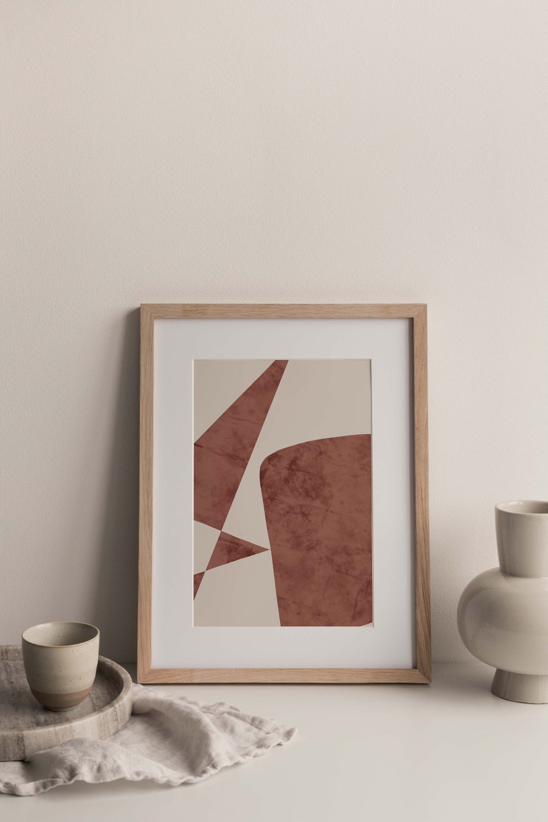 Bohemian Abstract Wall Art/watercolor Extra Large Poster/boho | Etsy