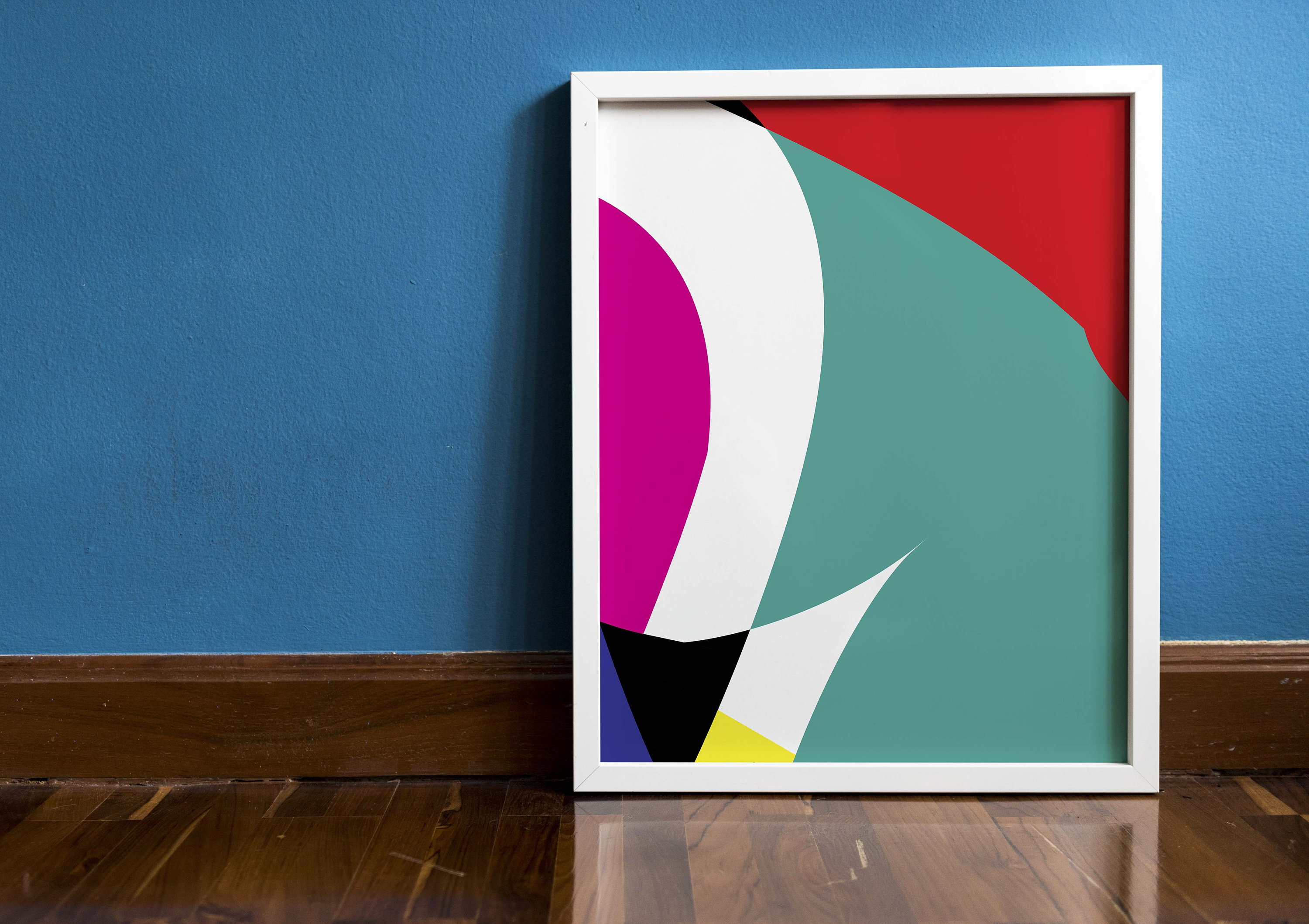 Retro set of 6 abstract wall art/ gallery wall | Etsy