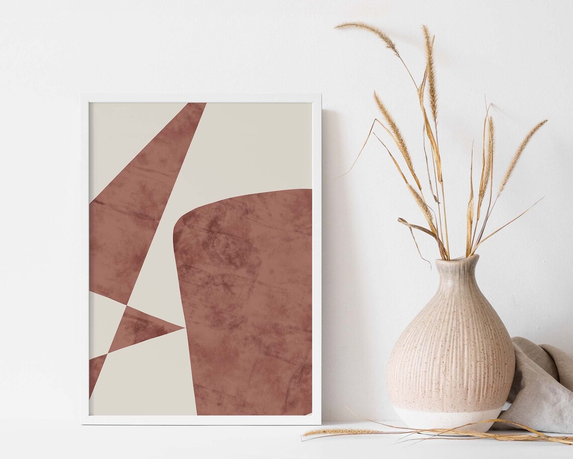 Bohemian Abstract Wall Art/watercolor Extra Large Poster/boho | Etsy