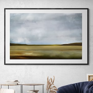 Large Green Landscape Printable Wall Art for Instant Download ...