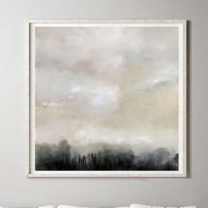 Forest Painting Large Square Landscape Printable Wall Art - Etsy