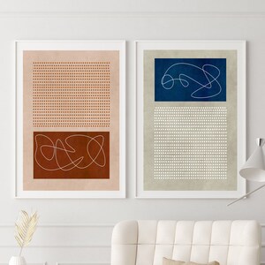 Minimalist Printable Wall Art Set of 2 Prints for Instant Download ...