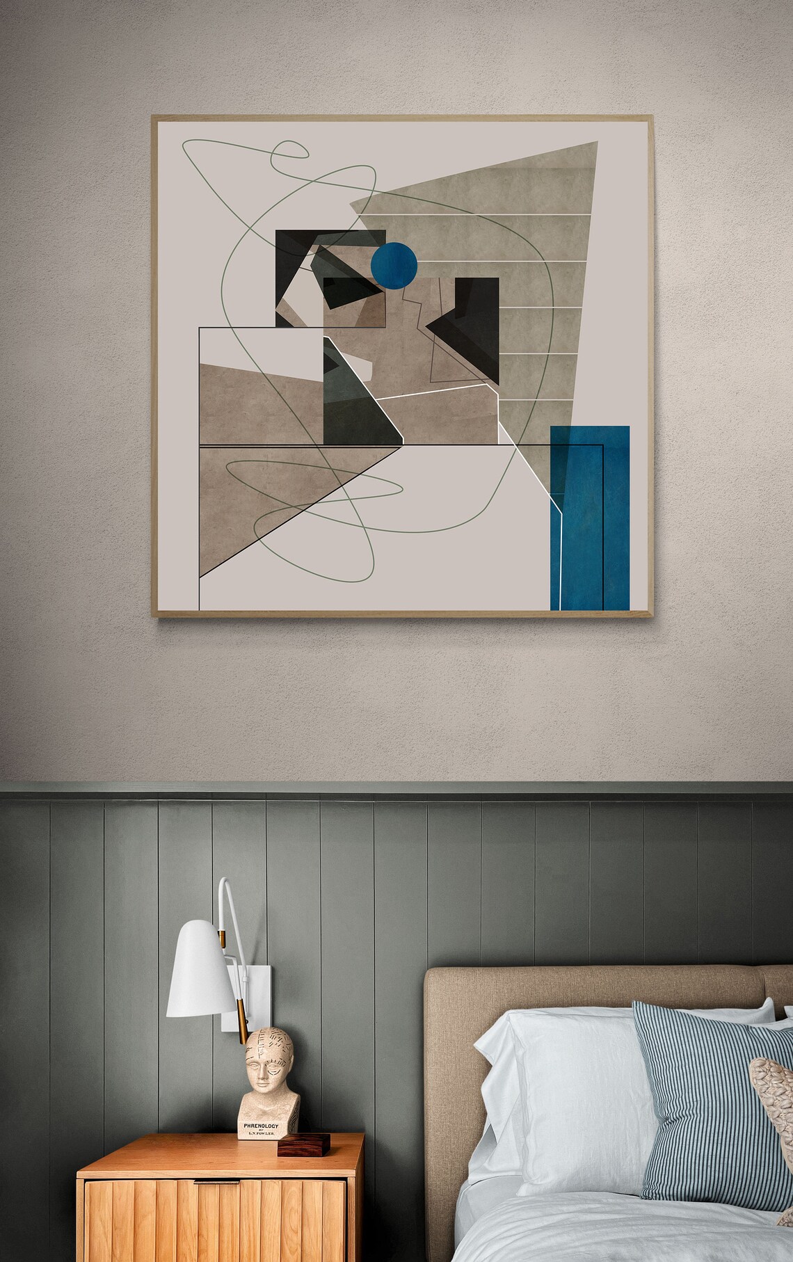 Large Minimal Abstract Painting With Soft Neutral Tones Large - Etsy