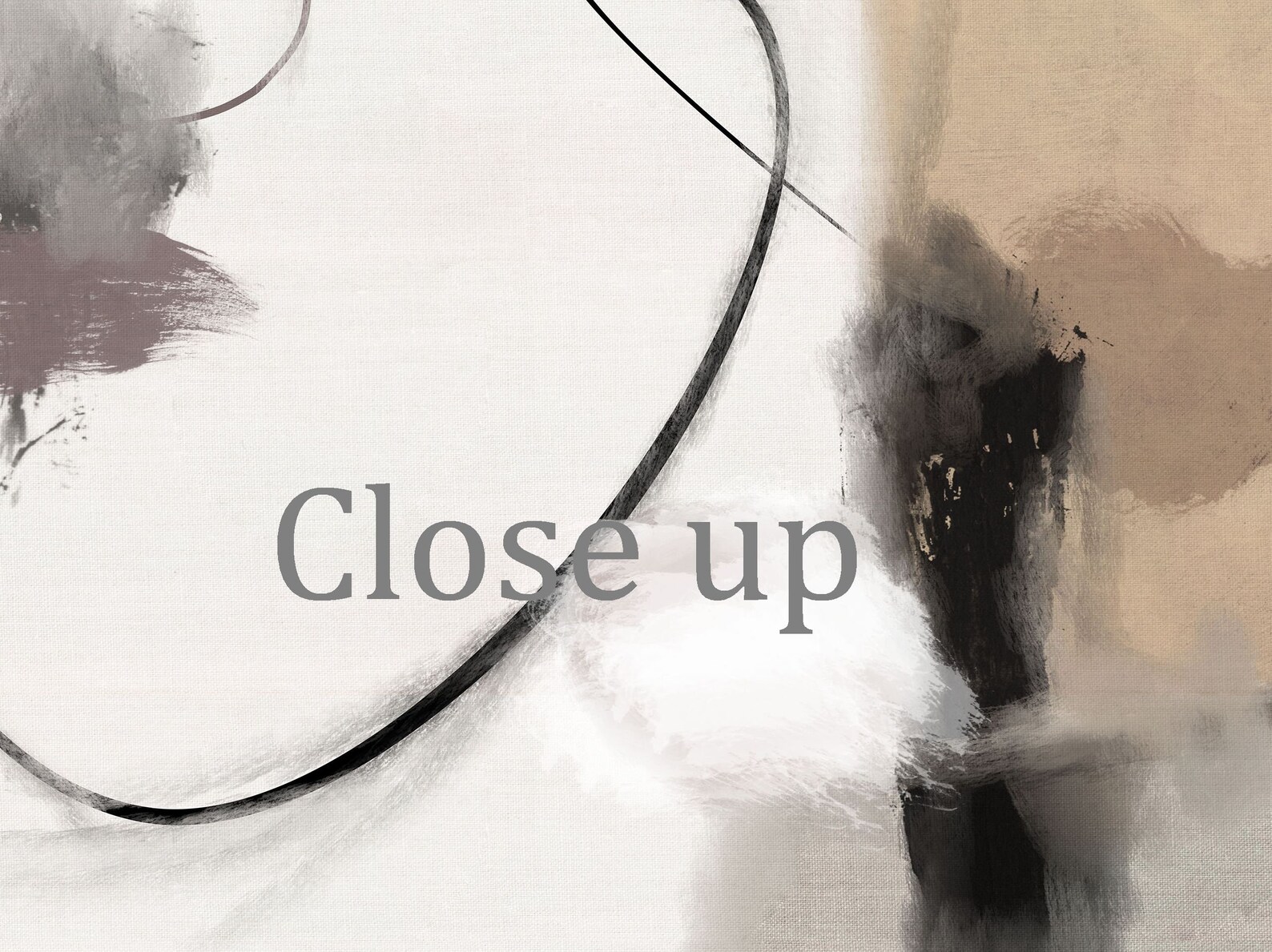 Greige Abstract Gallery Wall Art Set of 3 Neutral Nordic - Etsy