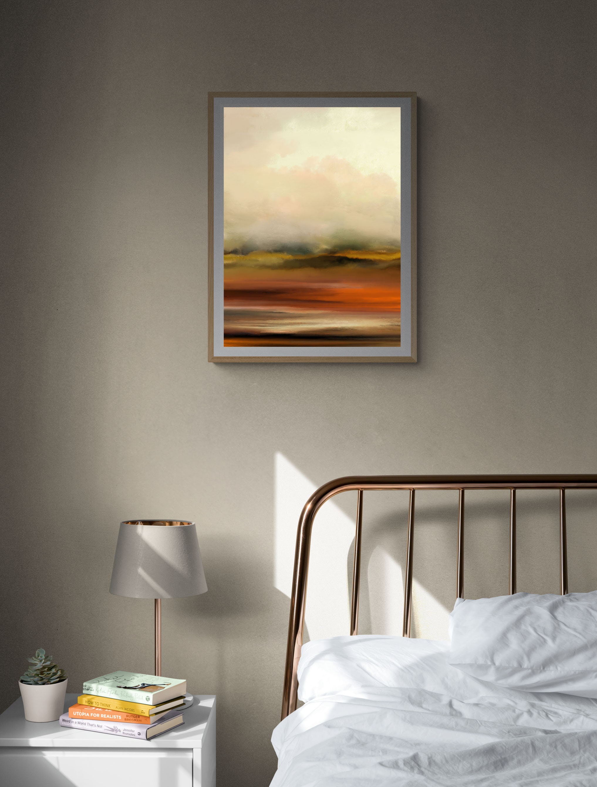 Landscape Print Download Landscape Printable Wall Art Warm - Etsy