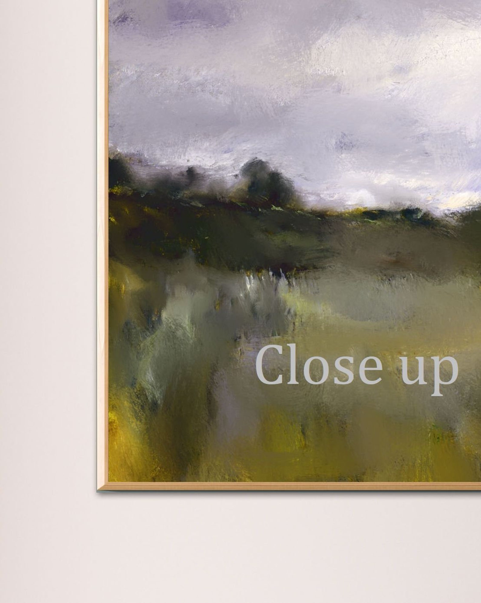 Green Landscape Painting Abstract Landscape Green Wall Art - Etsy