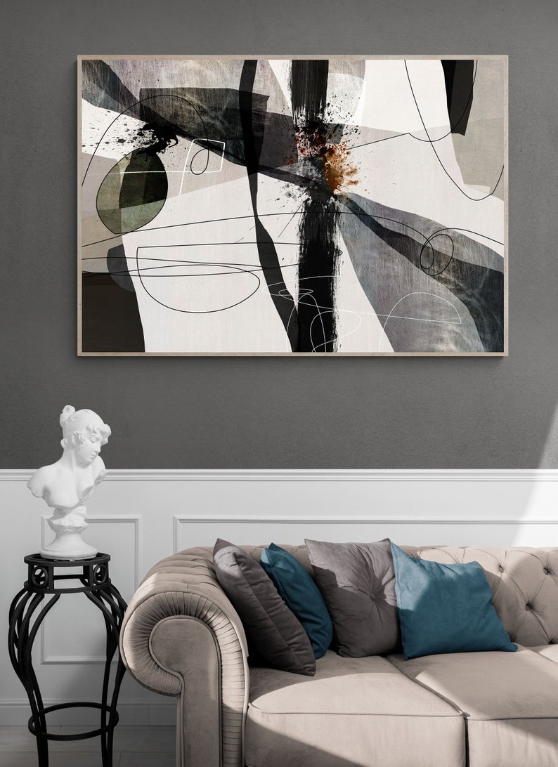 Abstract Printable Painting Modern Abstract Art Print for - Etsy