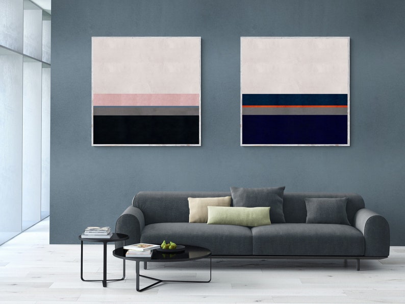 Mark Rothko Style Set of Abstract Minimalist Art Prints - Etsy