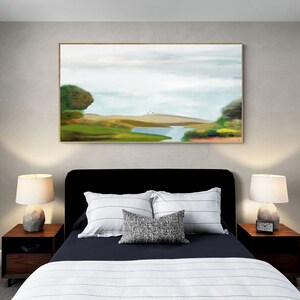 Large Printable Landscape With Hills, Forests, Lakes and a Big Sky ...