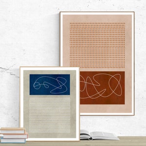 Minimalist Printable Wall Art Set of 2 Prints for Instant Download ...