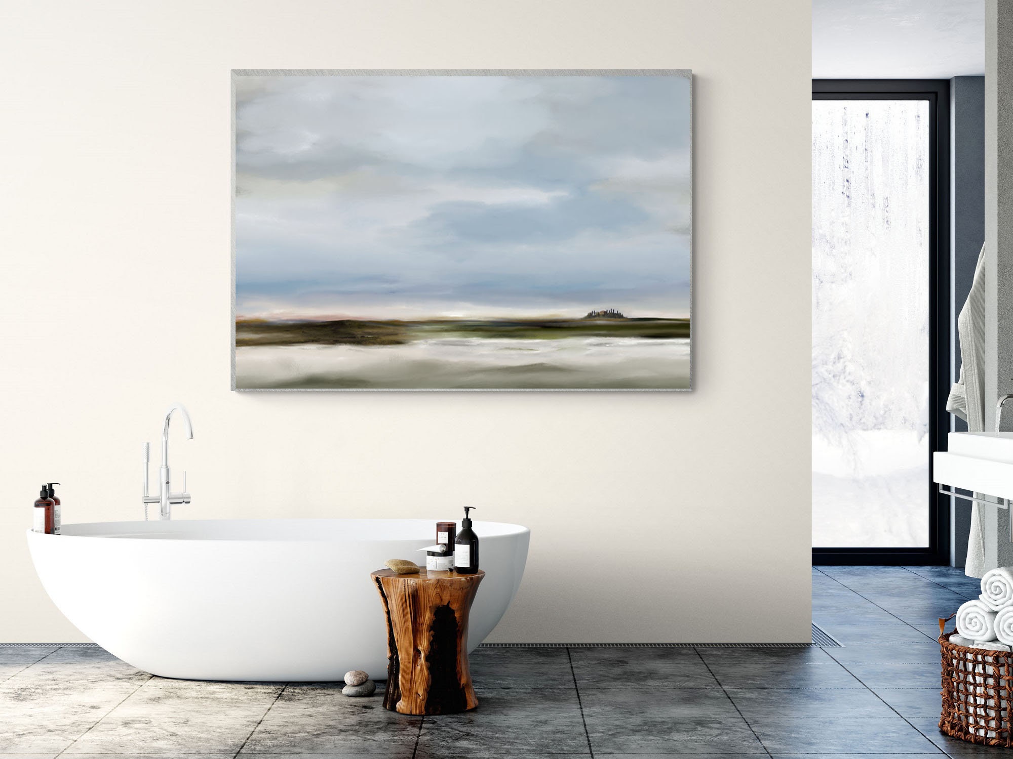 Landscape Printable Painting Landscape Scenery Print Nature | Etsy