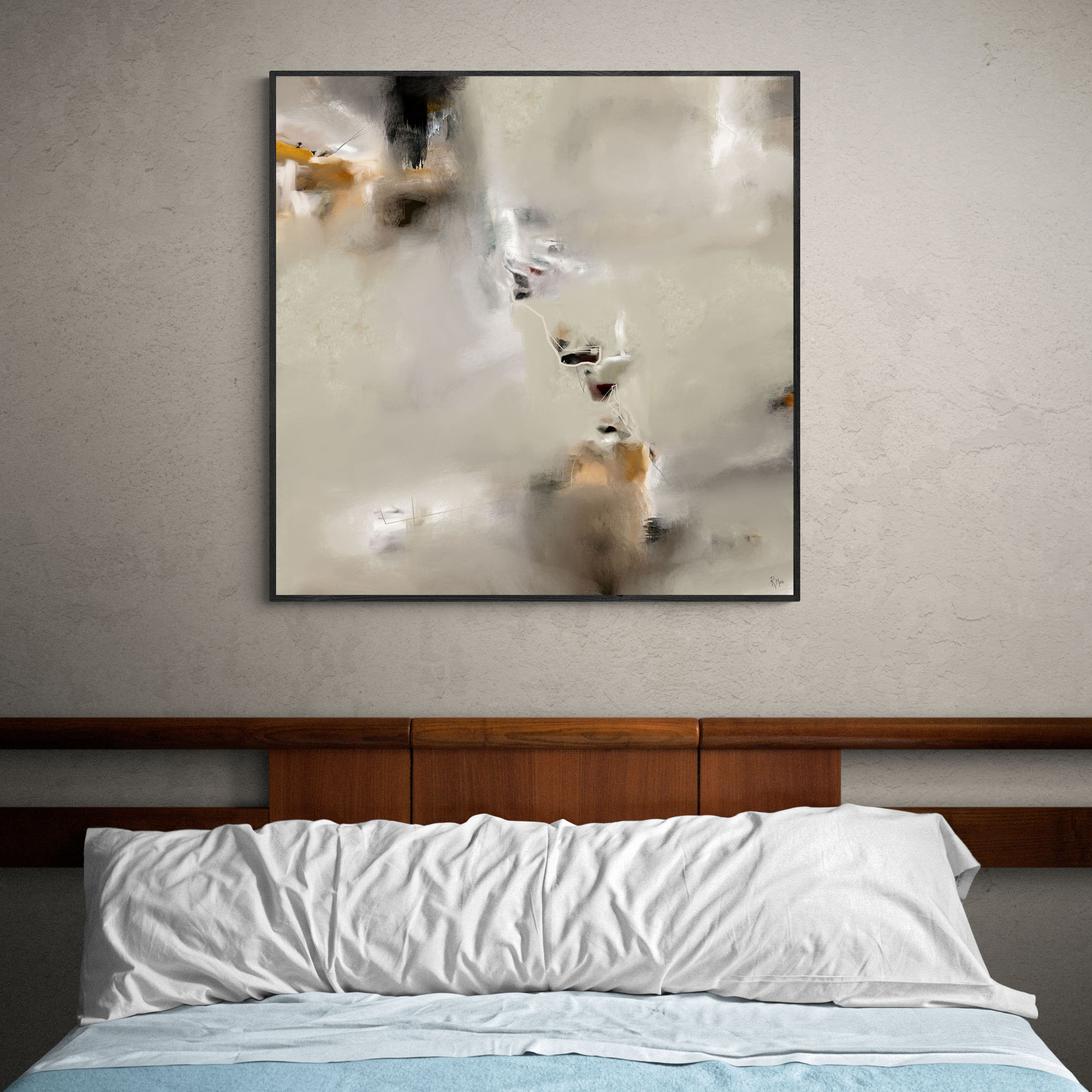 Large Minimalist Abstract Art Soft Pastel Tones Abstract - Etsy