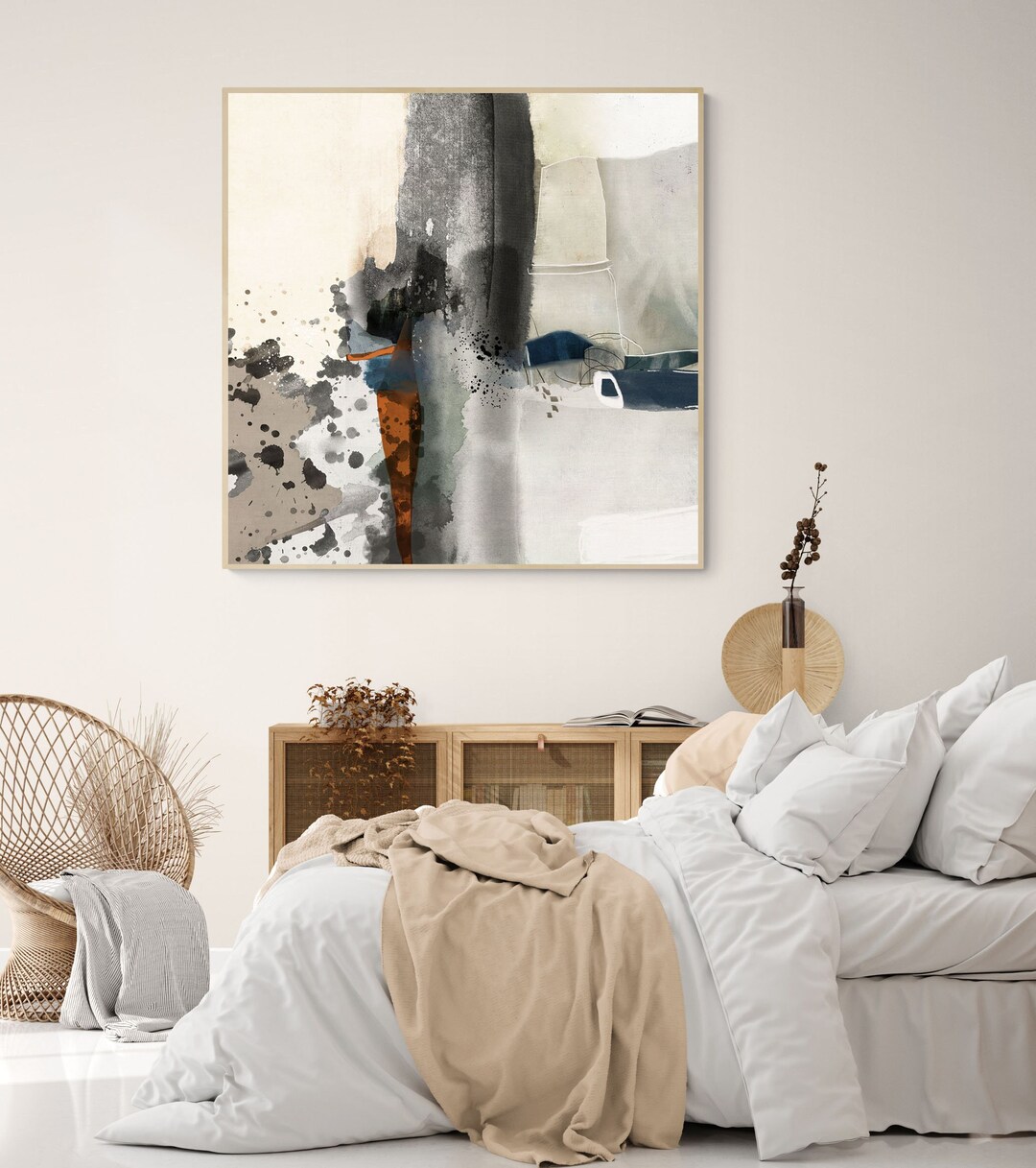 Modern Abstract Download Art, Contemporary Abstract Art Print, Large ...