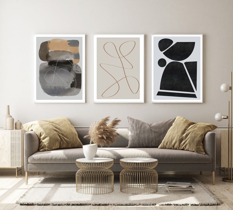 Set of 5 Minimalist Prints Gallery Wall Minimalist Printable - Etsy