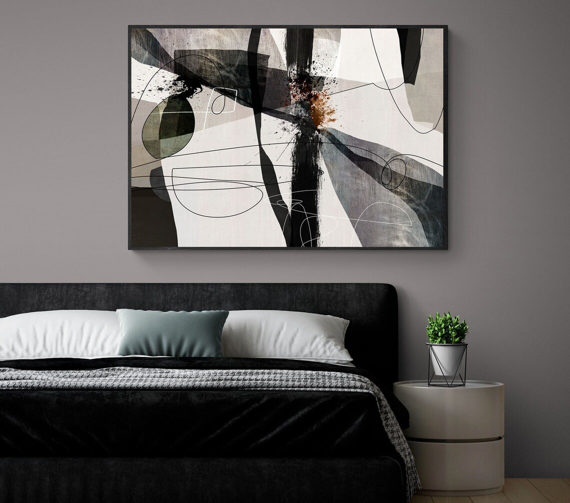 Abstract Printable Painting Modern Abstract Art Print for - Etsy