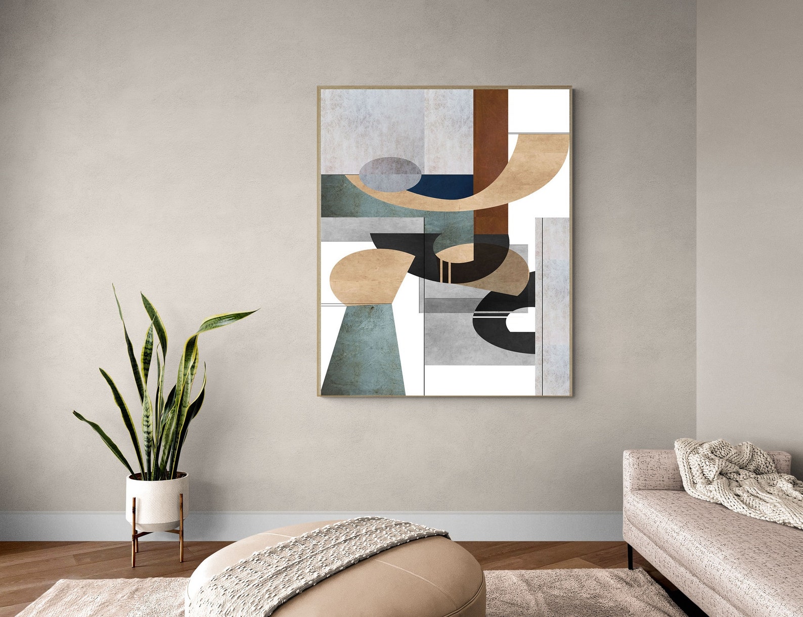 Abstract Wall Art Set of 3 Prints Abstract Printable Wall - Etsy