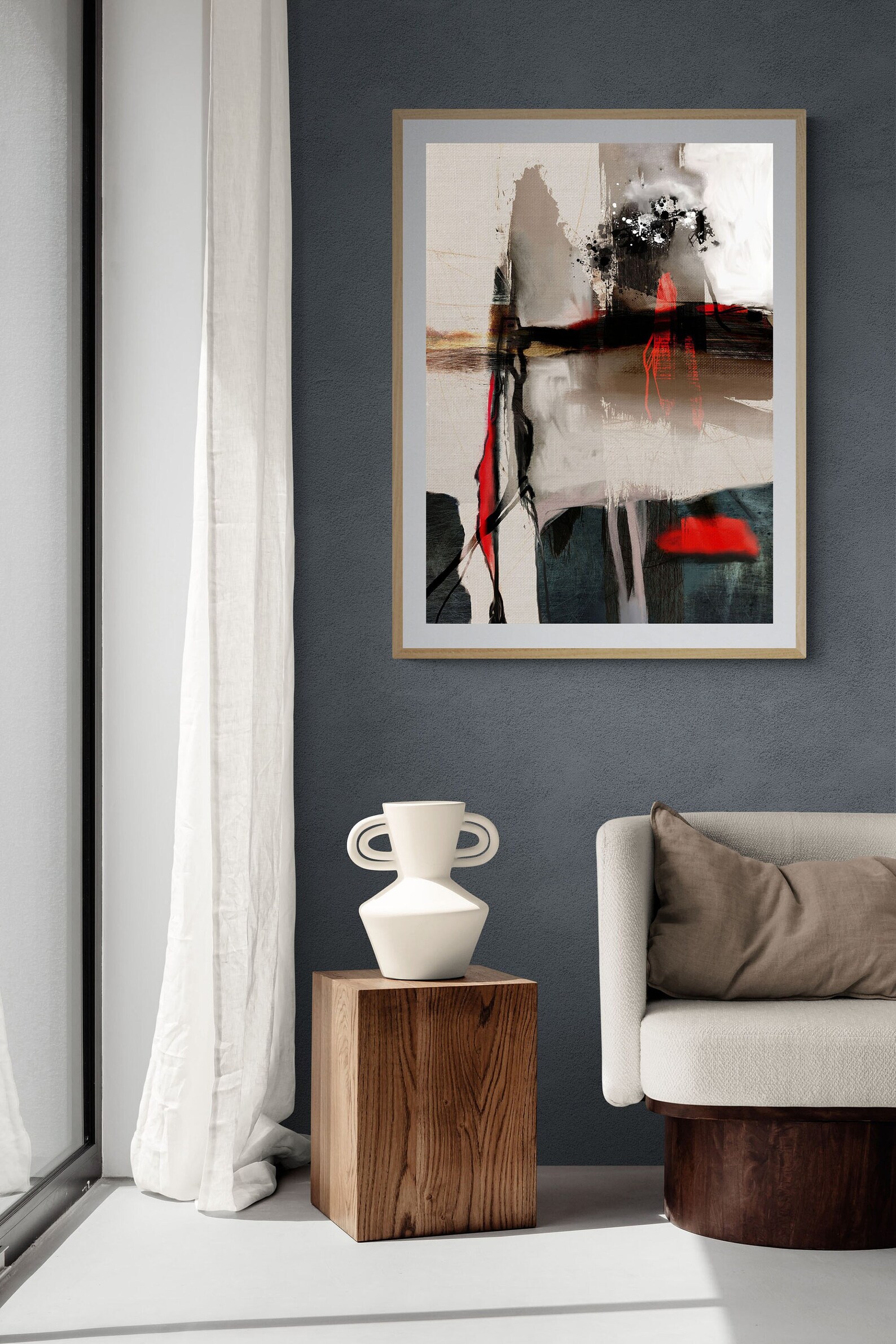 Modern Abstract Wall Art Download Contemporary Abstract - Etsy