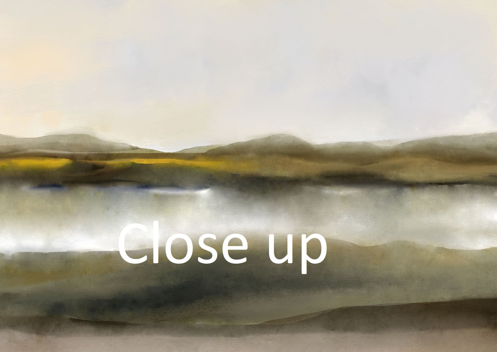 Large Landscape Painting Olive Green Nature Wall Art - Etsy