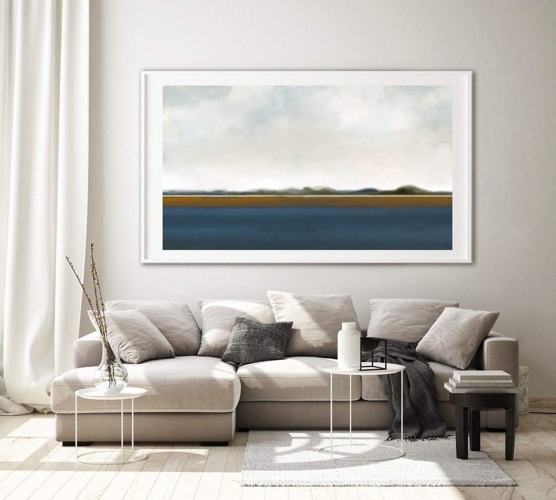 Large Horizontal Landscape Printable Painting Landscape Art - Etsy
