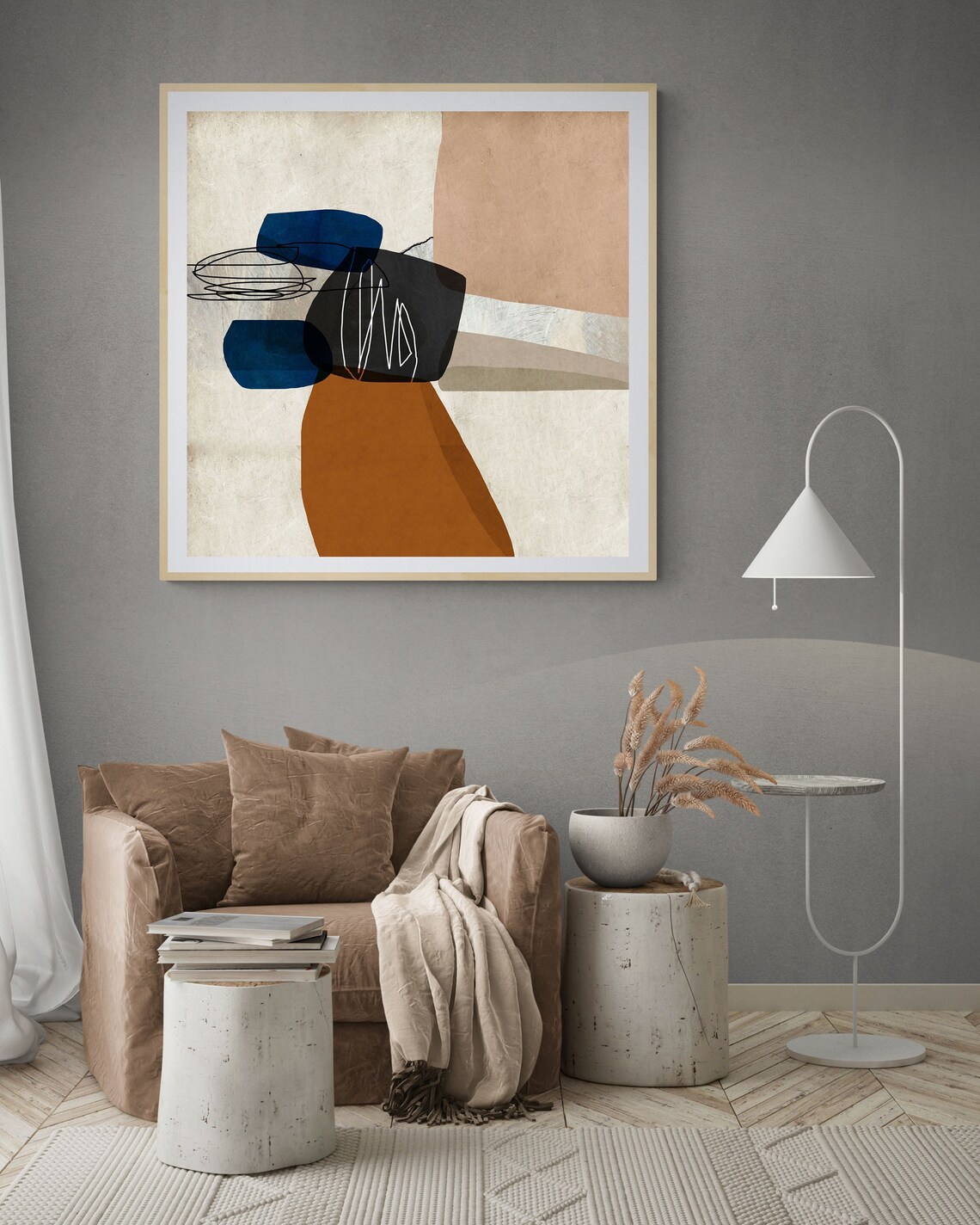 Large Abstract Wall Art Large Printable Abstract Painting - Etsy