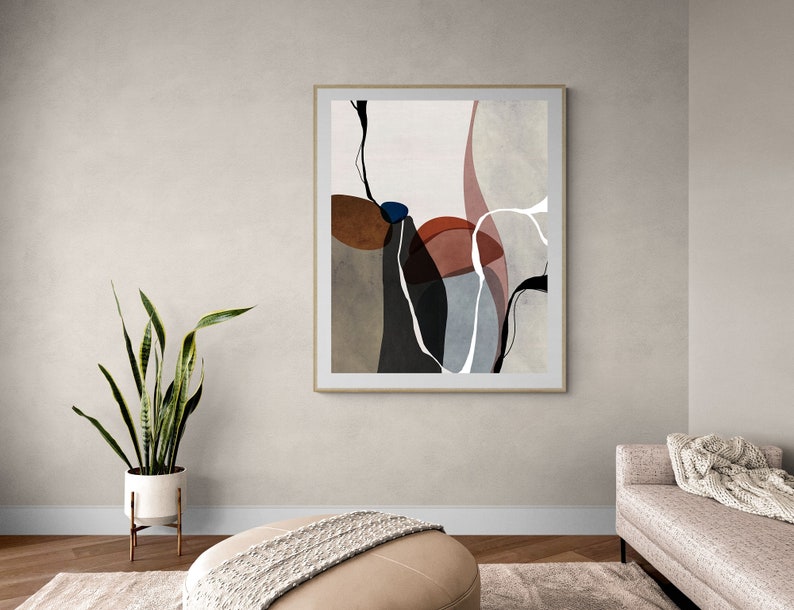 Abstract Printable Art Large Abstract Art Print for Instant - Etsy