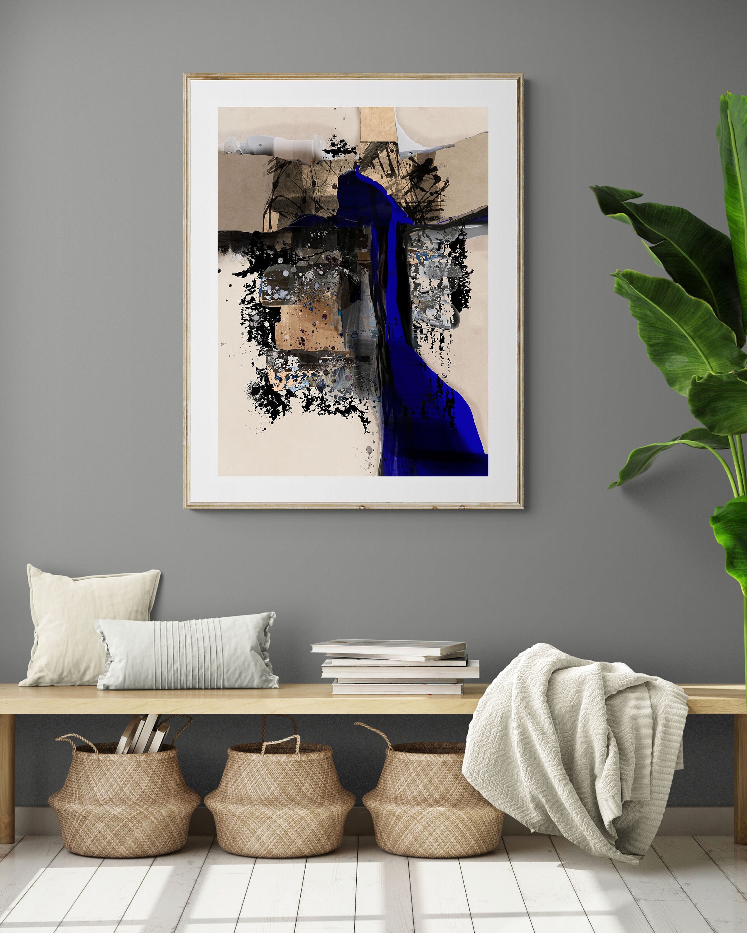 Large Modern Abstract Home Decor Printable Abstract Painting - Etsy