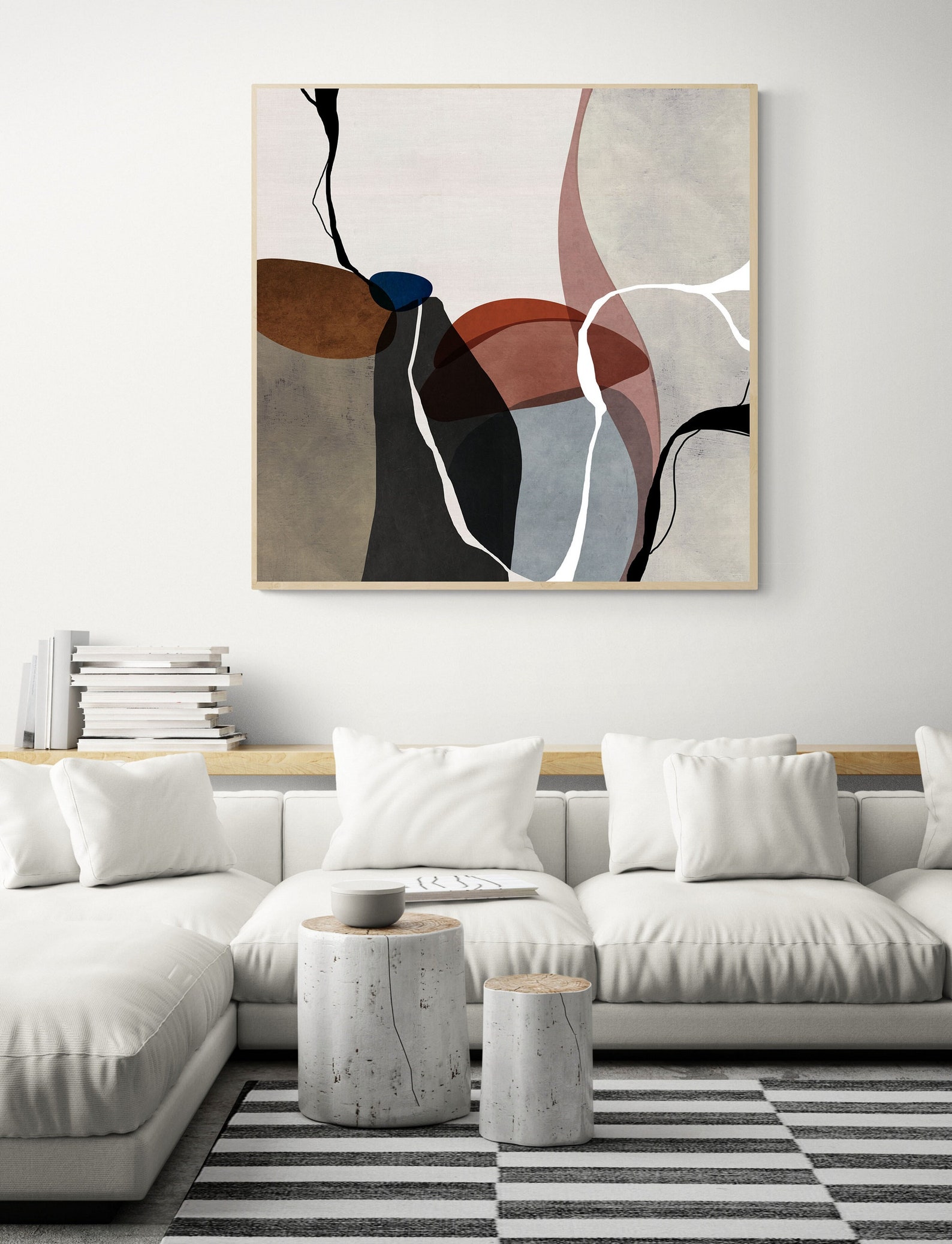 Abstract Printable Art Large Abstract Art Print for Instant - Etsy