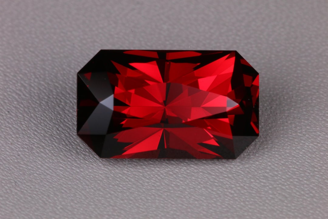 Granate rojo de Mozambique, para joyería, piedra de nacimiento de enero ...