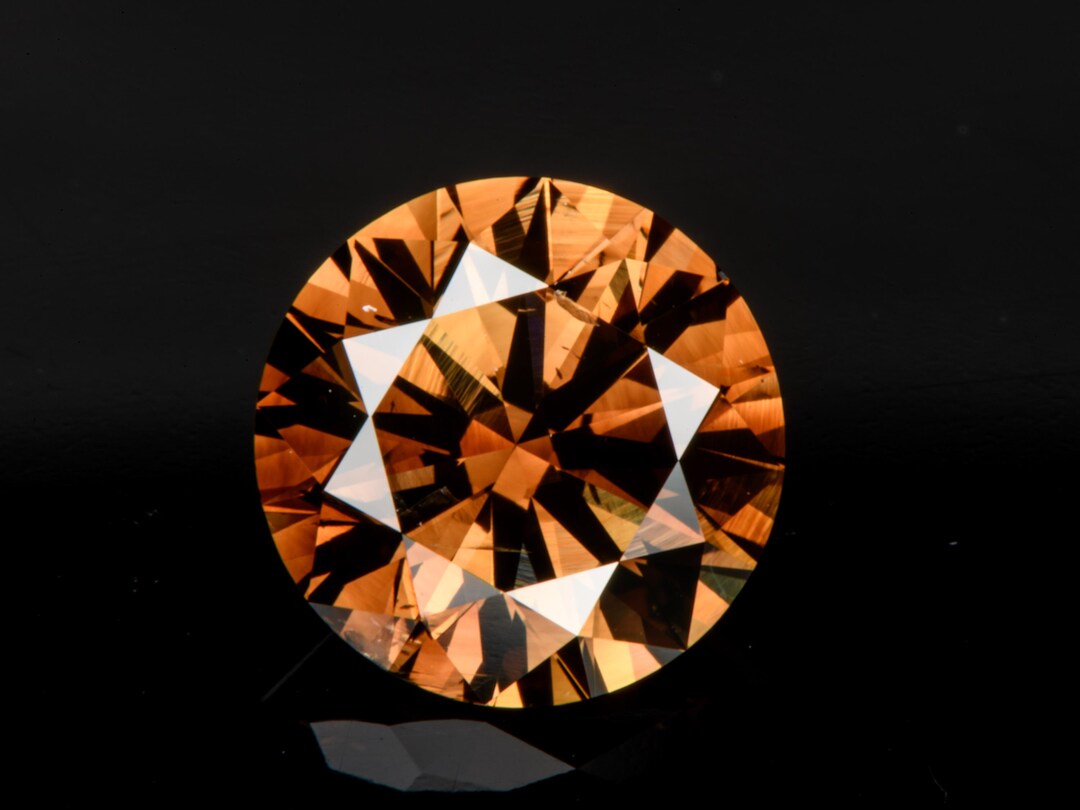 Saturated Cognac Diamond, 1ct, Natural Gemstone - Etsy
