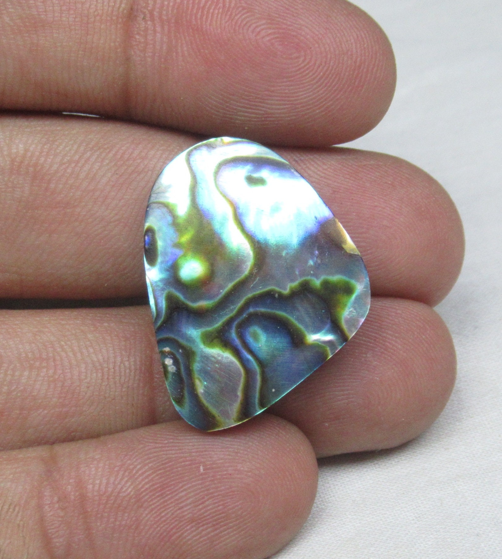 Natural Abalone Shell Cabochon Flat Back Cabochon Loose - Etsy
