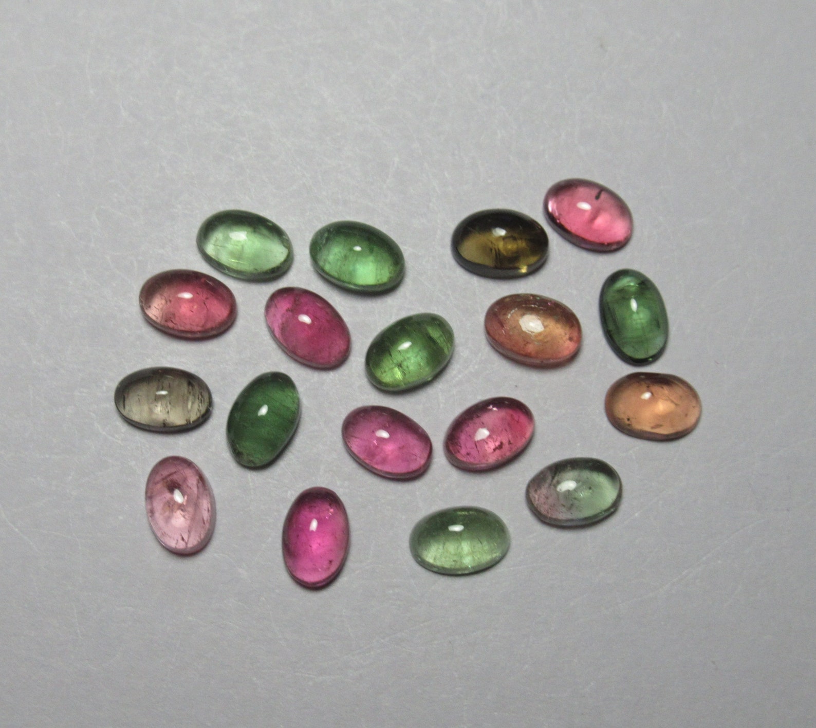 18 pieces Multi Tourmaline Cabochon Lot 4 x 6 mm Oval Natural | Etsy
