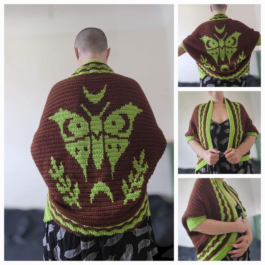 Crochet Pattern - The Lightseeker Cardi — The Weaving Witch