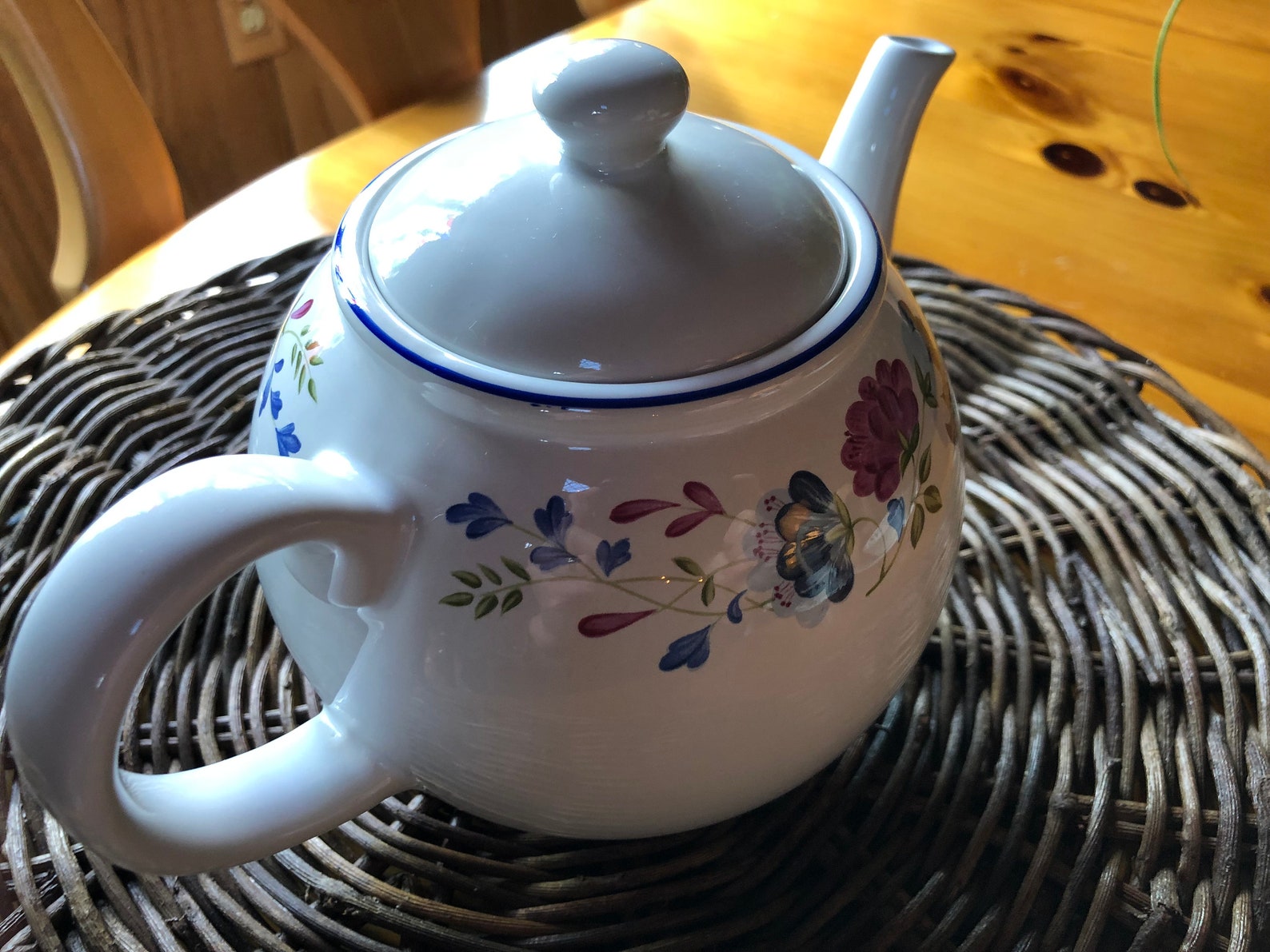 Vintage BHS Priory Tableware Teapot From England. Discontinued | Etsy