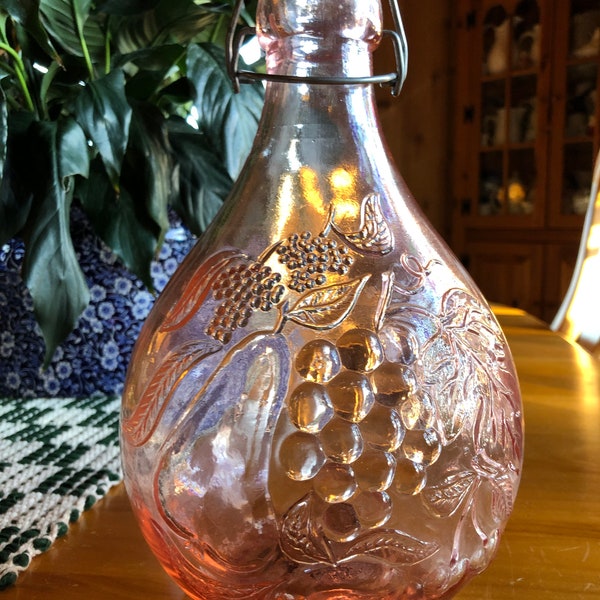 Pink Glass Bottles - Etsy
