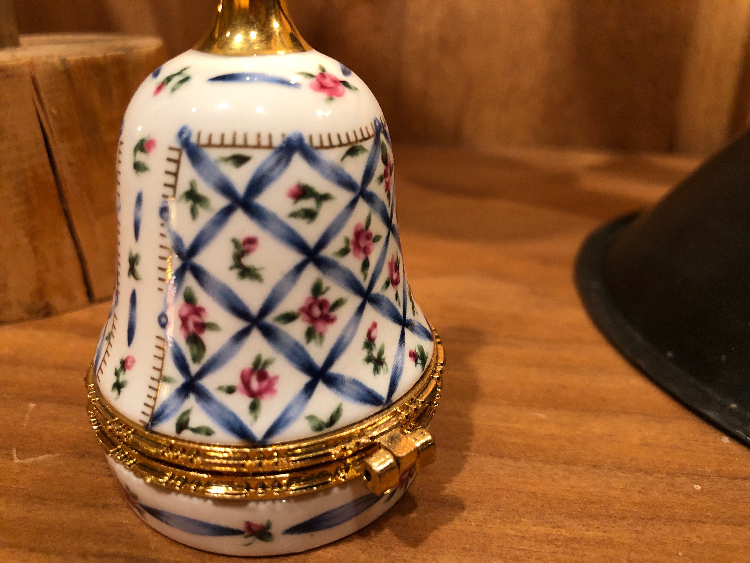 Vintage Lefton Bell-shaped Porcelain Box. Porcelain - Etsy