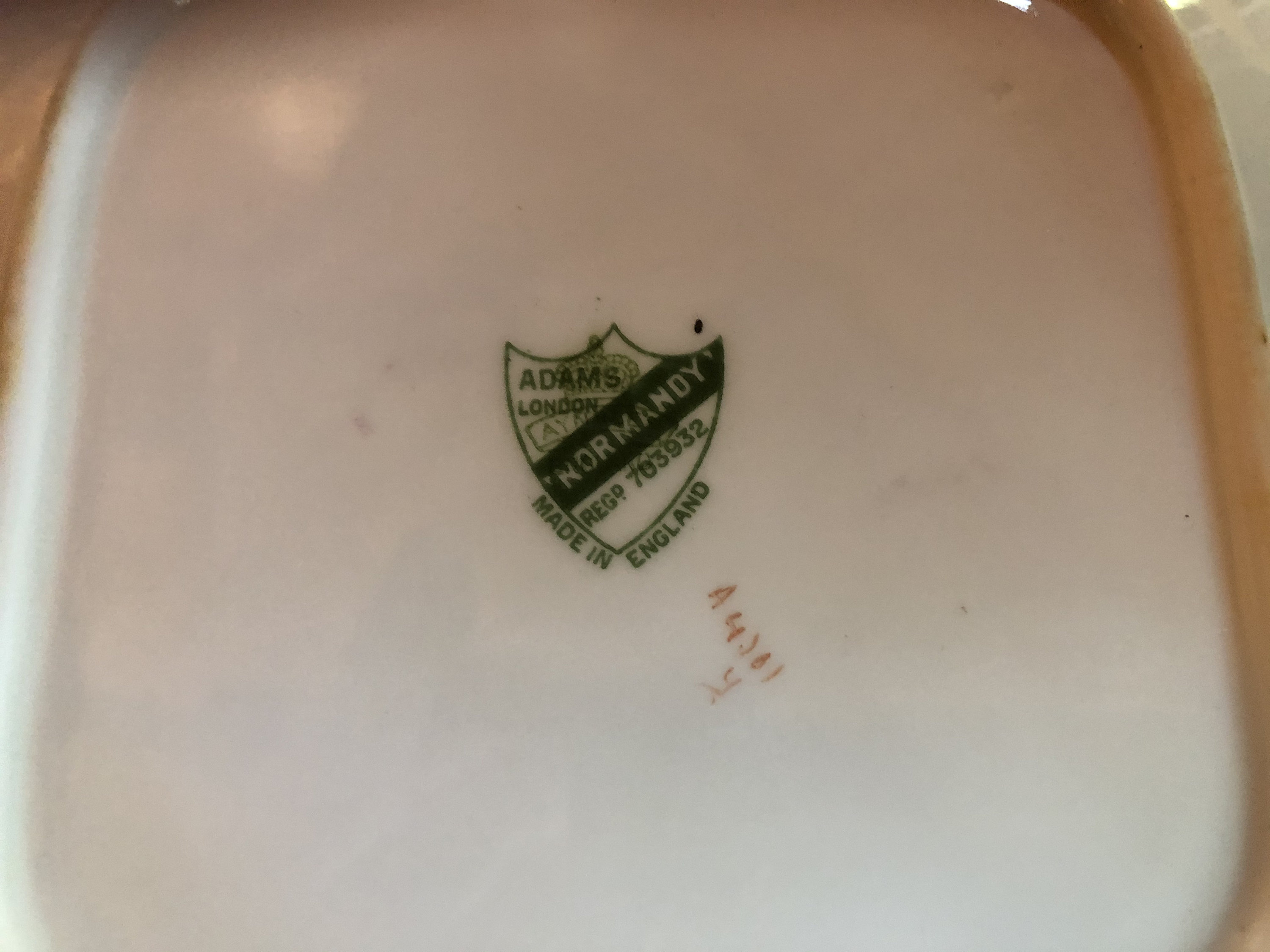 Antique Adams 15 Piece Tea Set. 703932 No Teapot. Normandy | Etsy