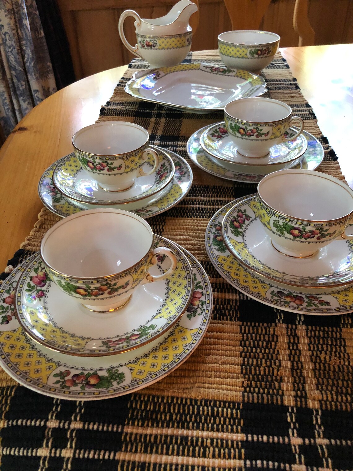 Antique Adams 15 Piece Tea Set. 703932 No Teapot. Normandy 1920s. Made ...