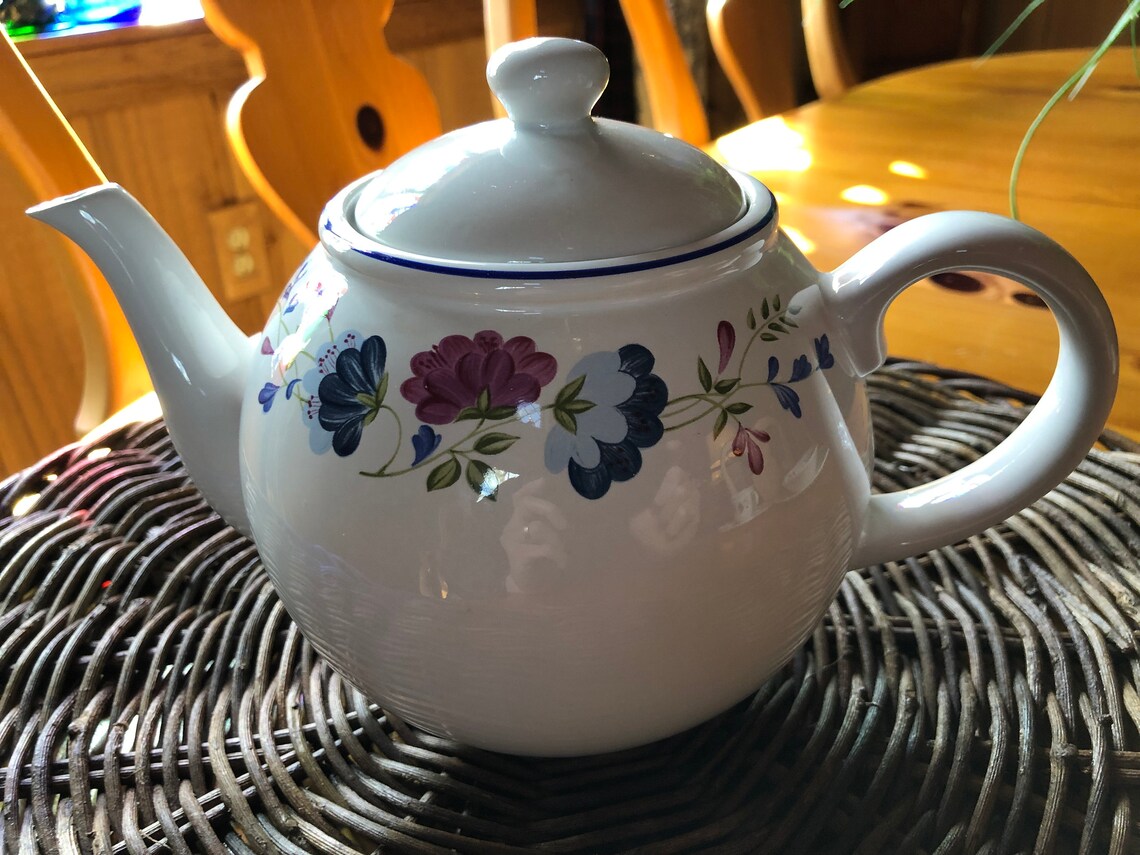 Vintage BHS Priory Tableware Teapot From England. Discontinued | Etsy