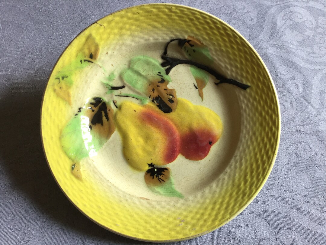 Rare ! Antique French Collector's Ceramic Plate, Circa 1910s - Handmade ...