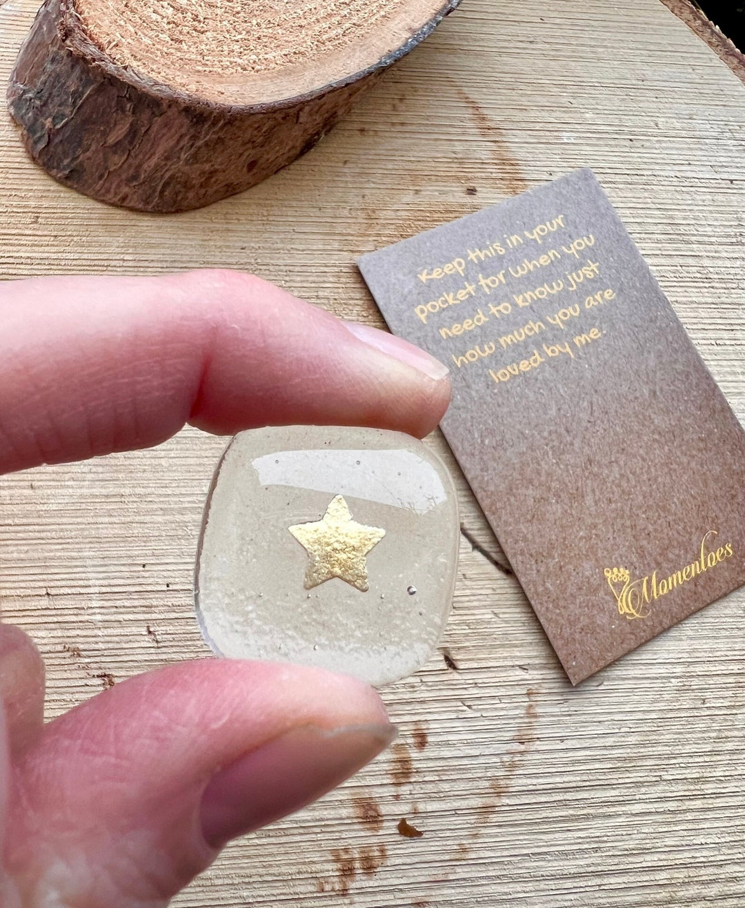 Gold Star Pocket Hug - Etsy