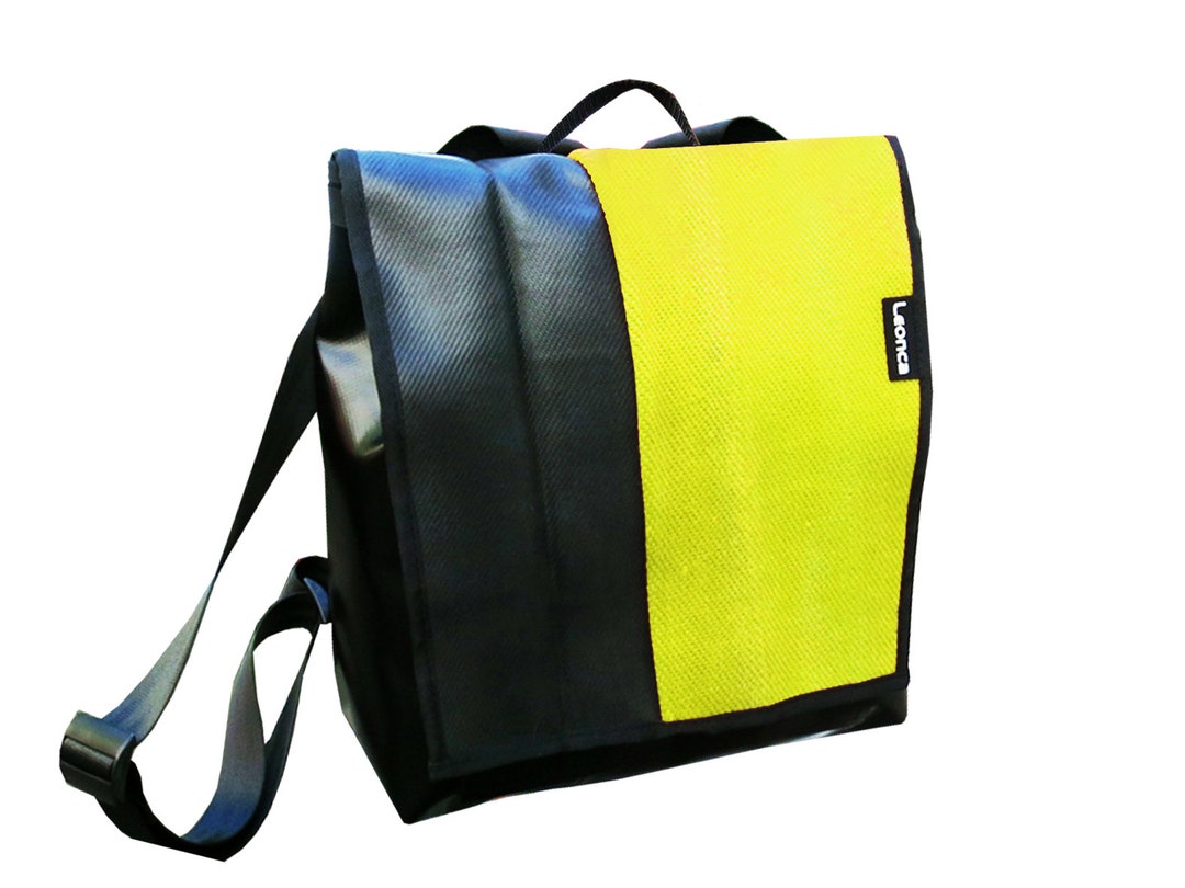Backpack Made of Yellow Fire Hose - Etsy