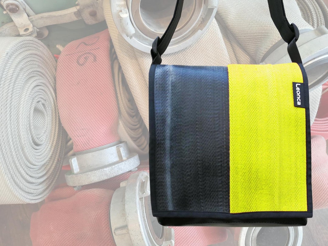 Upcycled Bag Fire Hose Yellow - Etsy