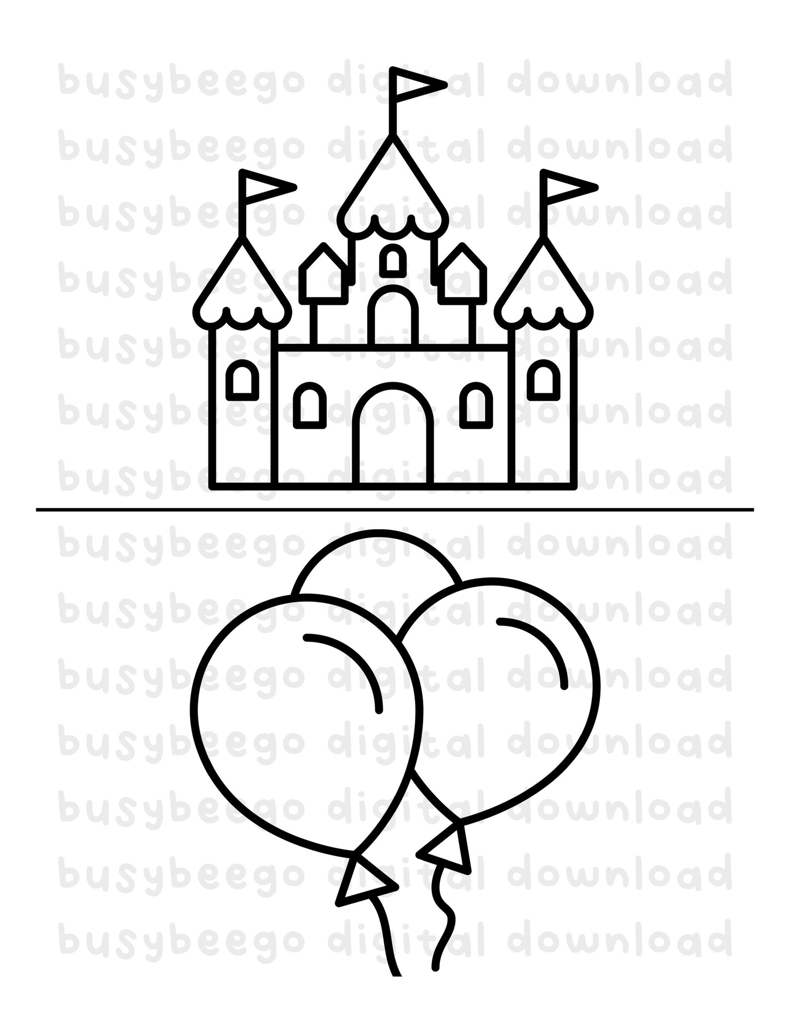 Happy Day Coloring Pages - DIGITAL DOWNLOAD - Etsy