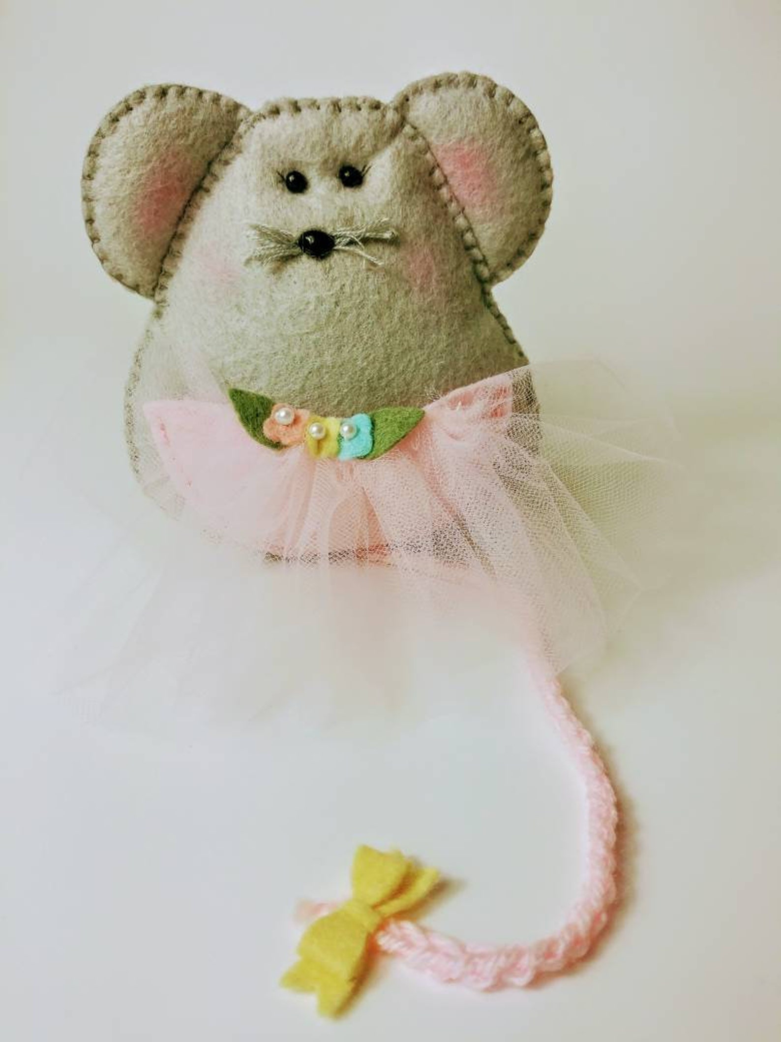 Tooth Fairy Mouse for Girls Tooth Fairy Mouse With Pocket - Etsy