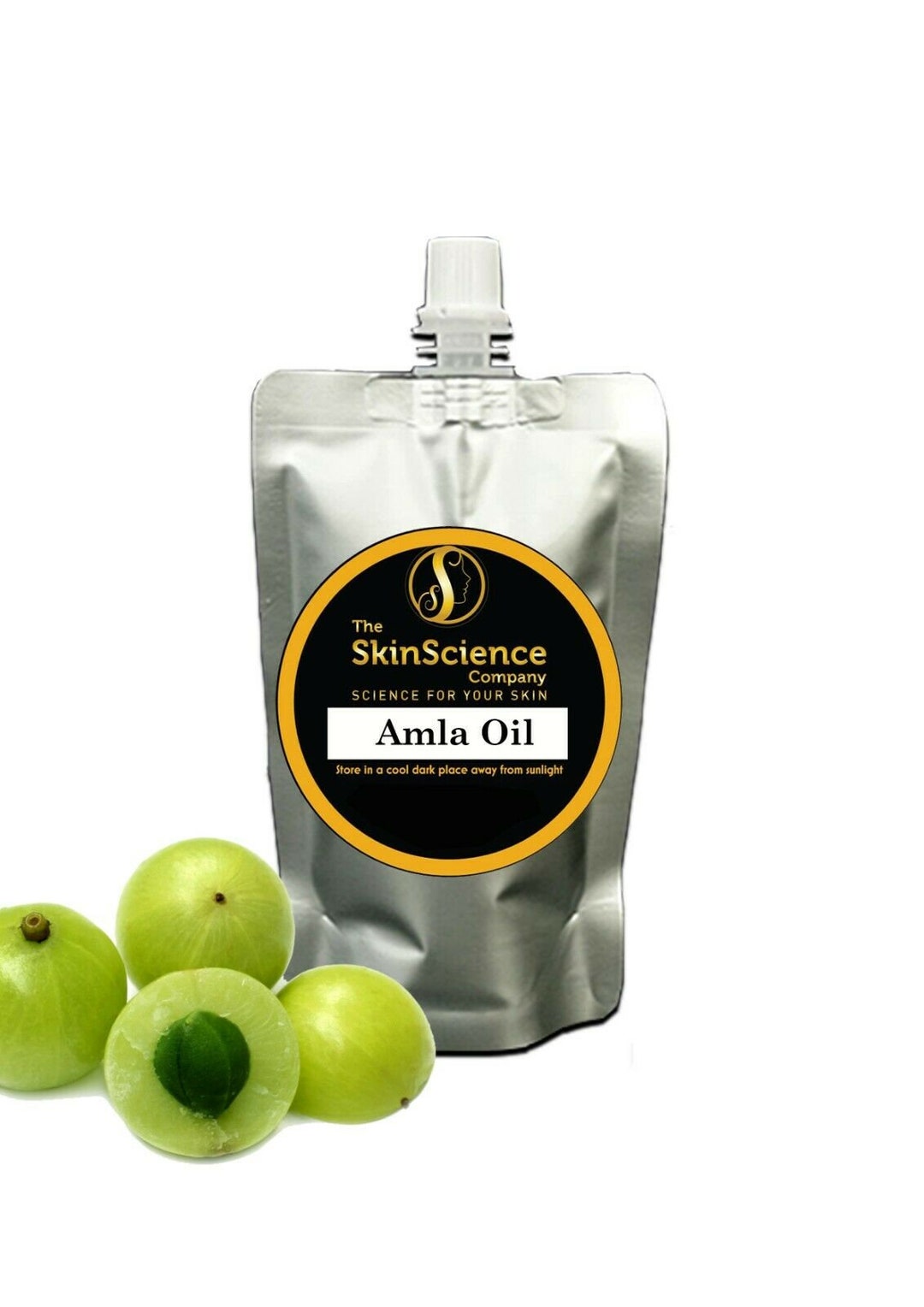 Pure Amla Oil Organic Cold-pressed Amla Oil Indian Gooseberry Oil for ...