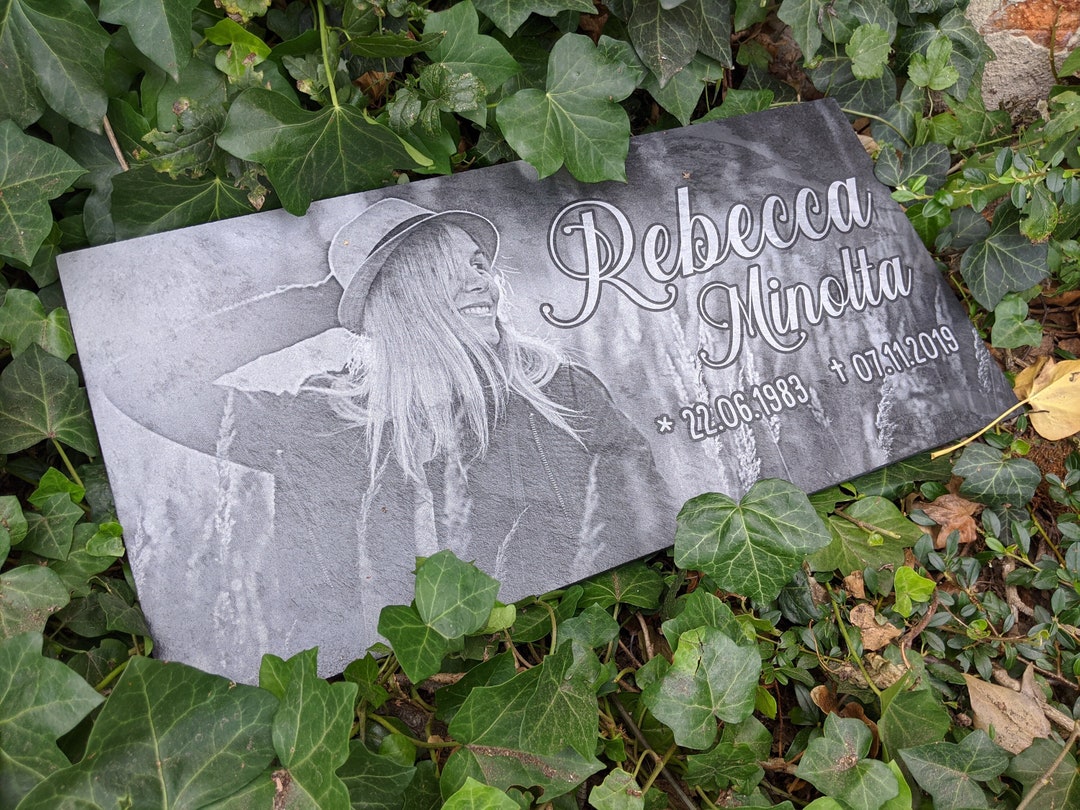 60 X 30 Cm Gravestone Including Engraving as a Memorial Stone ...